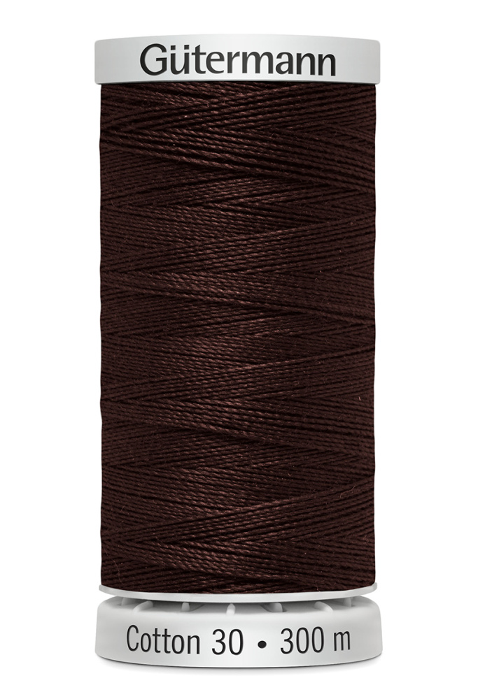 Chocolate 1130 - Cotton 30 Sytråd 300 m - Stofflykke.no