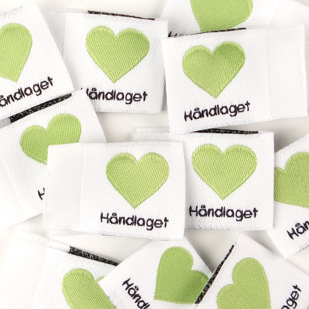 Håndlaget Merkelapp Kiwi - 10 stk - Stofflykke.no